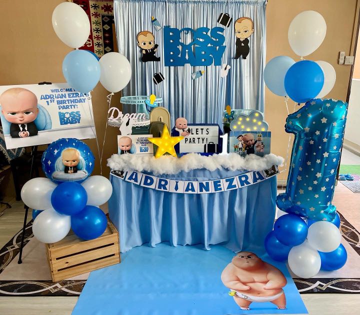 Boss Baby Dessert Table Decor Set Up, Lifestyle Services, Event & Party ...