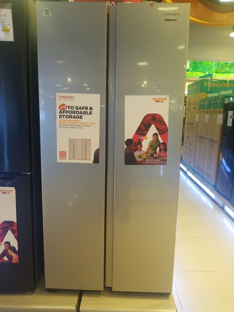 Brand new Condura Side by Side No frost Inverter, TV & Home Appliances ...