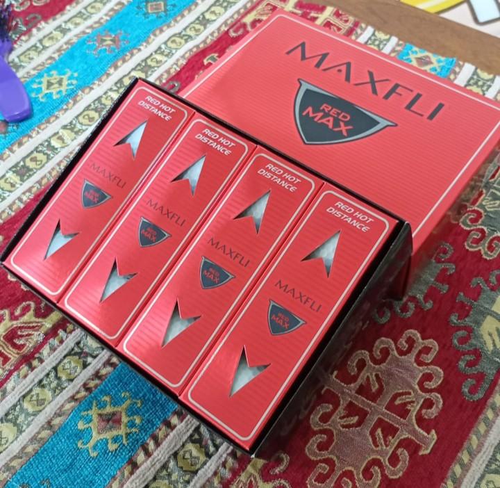 [BRAND NEW] MAXFLI Red Max Golf Balls - 4 Sleeves, Total : 12 Balls ...