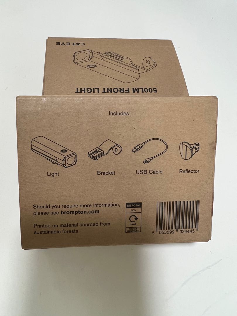 Brompton 500LM Front Light, Sports Equipment, Bicycles & Parts ...