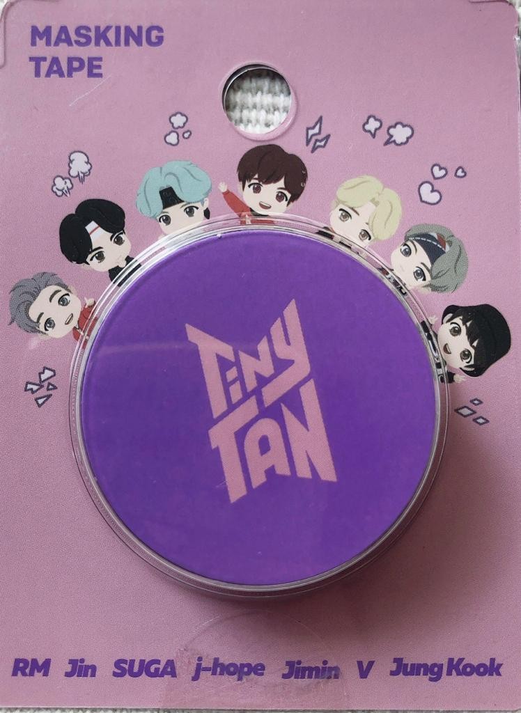 BTS | TinyTAN Masking Tape, Hobbies & Toys, Memorabilia & Collectibles ...