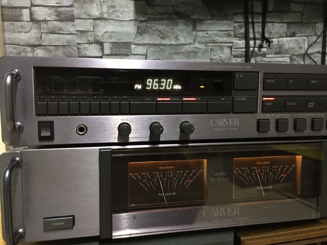 CARVER Power Amplifier and Preamp/Tuner, Audio, Other Audio Equipment ...