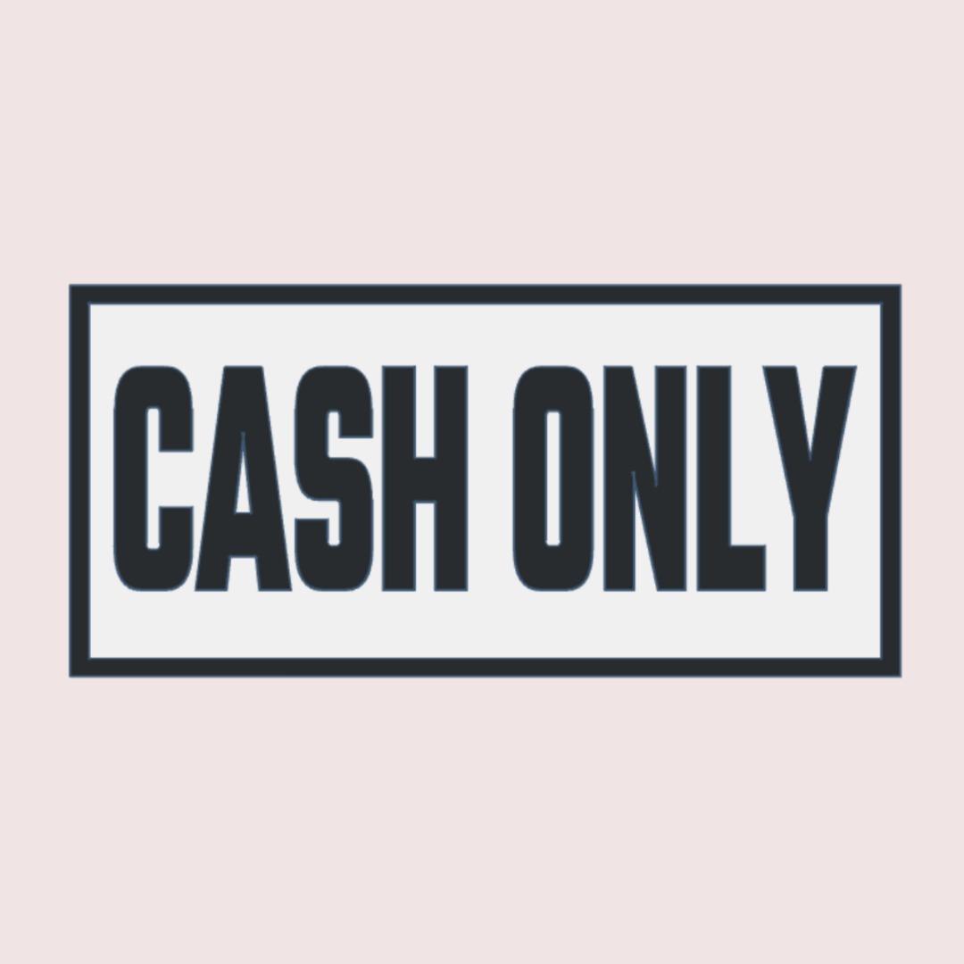 Cash Only Sign | 3D Printed | F&B Hawker | Wall Decoration ...