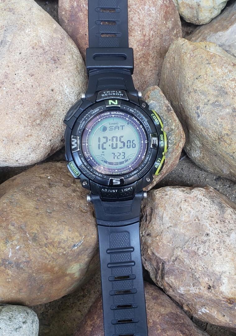 Casio Protek PrG-130GC, Men's Fashion, Watches & Accessories, Watches ...