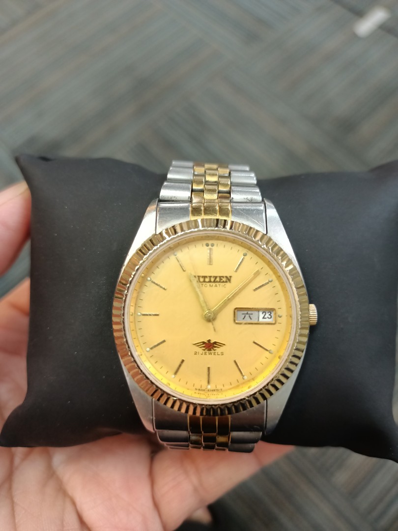Citizen Eagle 7 Datejust Homage Two Tone Automatic Men's, Men's Fashion ...