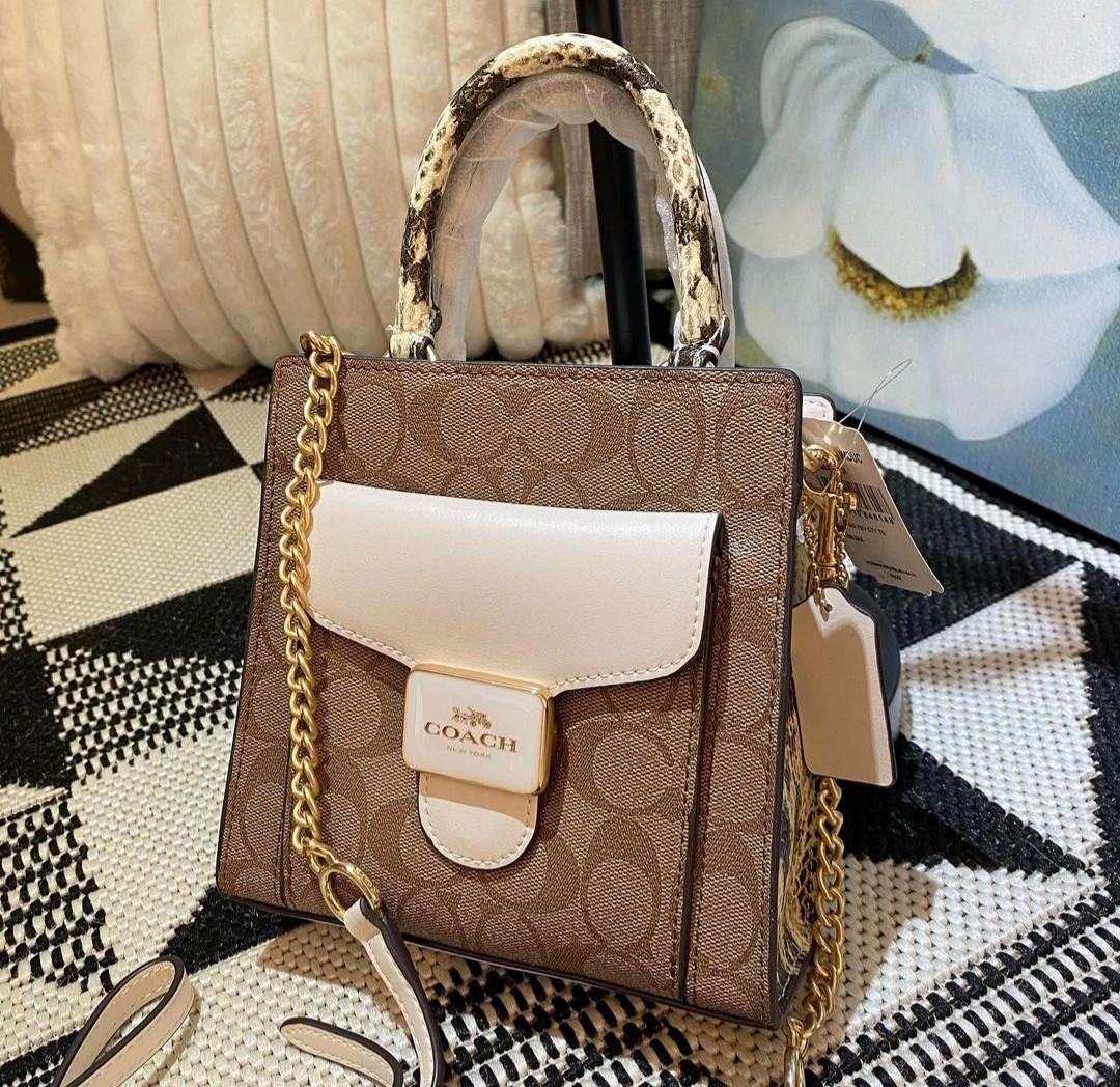 Coach Mini Pepper in Signature Canvas, Women's Fashion, Bags & Wallets ...