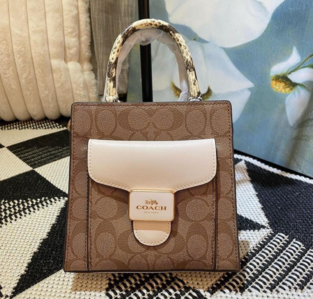 Coach Mini Pepper in Signature Canvas, Women's Fashion, Bags & Wallets ...