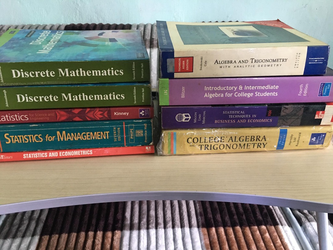 College Textbooks - Algebra, Mathematics, Statistics, Trigonometry ...