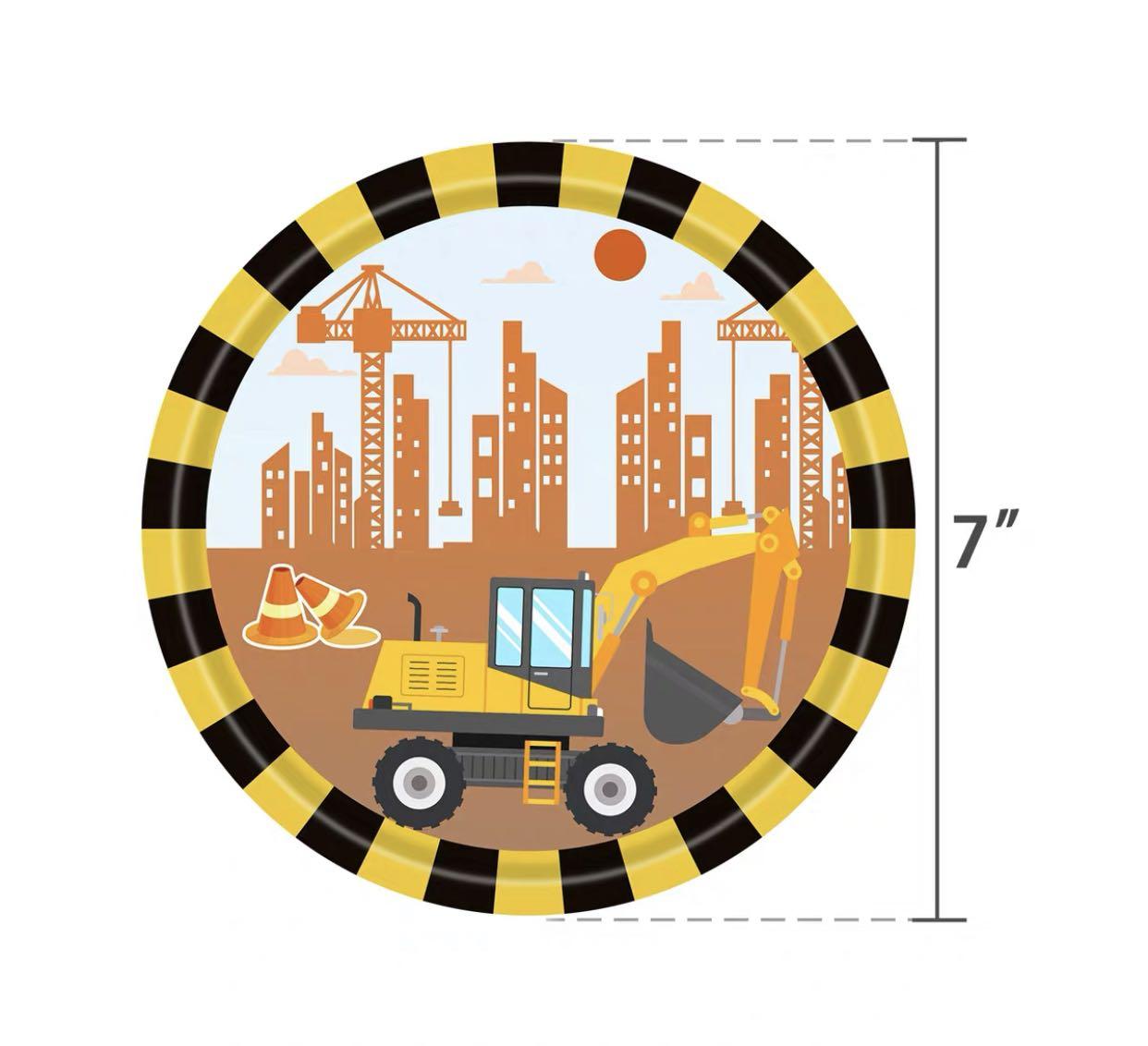 Construction Truck Theme Party Prop Birthday Decorations, Hobbies ...