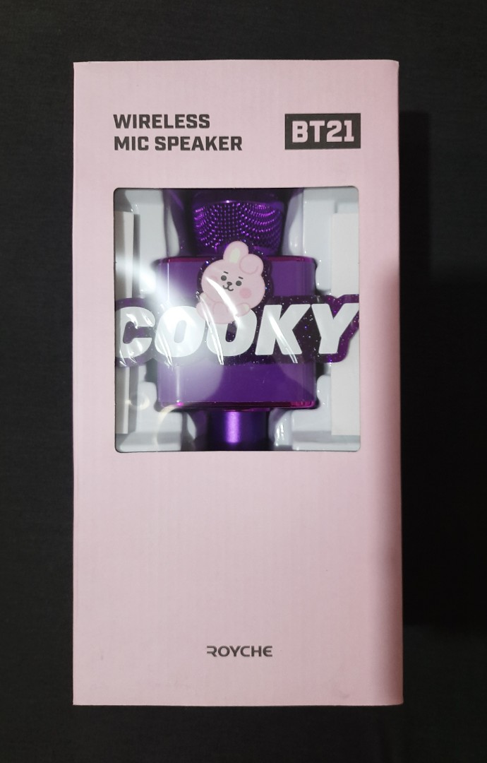 COOKY BT21 Wireless Mic Speaker, Hobbies & Toys, Memorabilia & Collectibles, K-Wave on Carousell