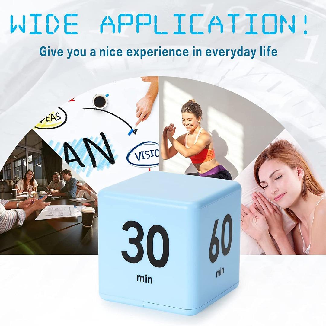 Cube Timers Cube Kitchen Timer Gravity Sensor Flip Timer Cube Countdown ...