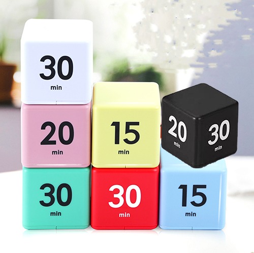 Cube Timers Cube Kitchen Timer Gravity Sensor Flip Timer Cube Countdown ...