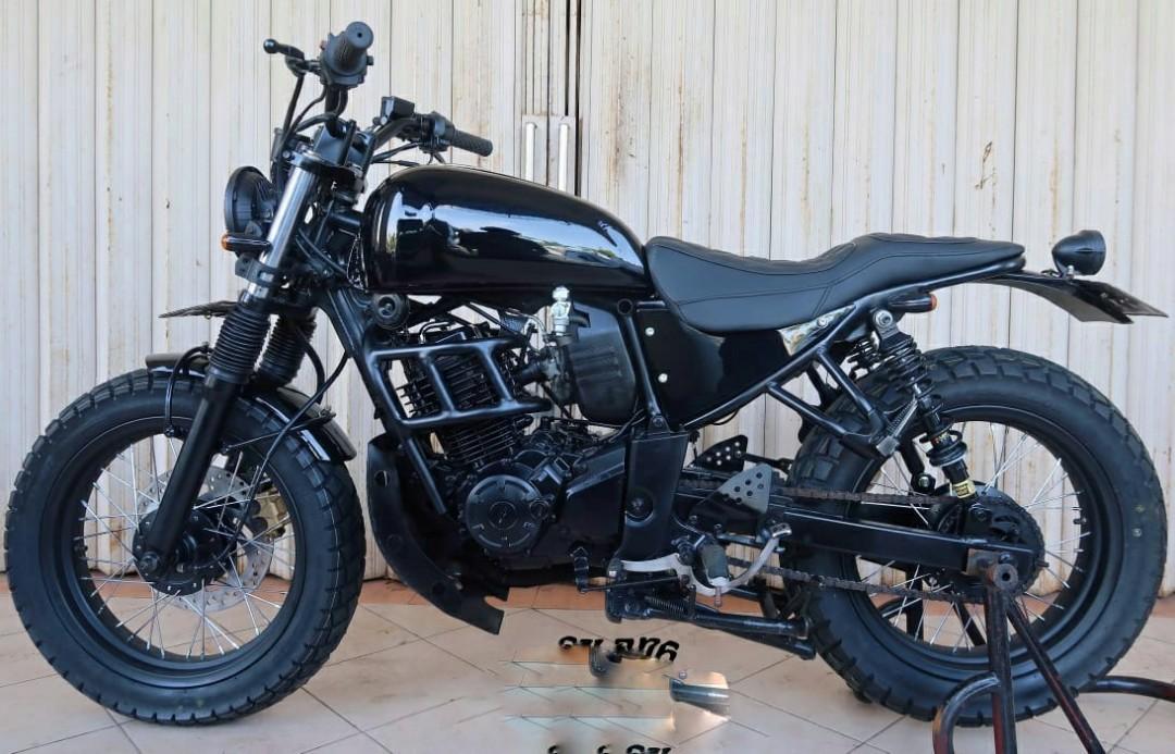 SALE!! Spesial bulan kemerdekaan!! Custom tracker japstyle, Motor di ...