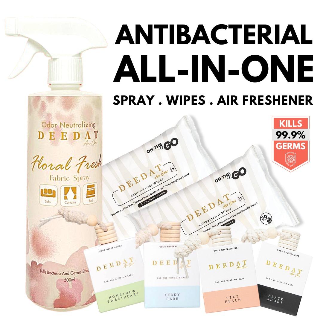 Deedat Antibacterial Fabric Spray 500ML | Floral Fresh | Sanitizer | Home Fragrance, Furniture ...