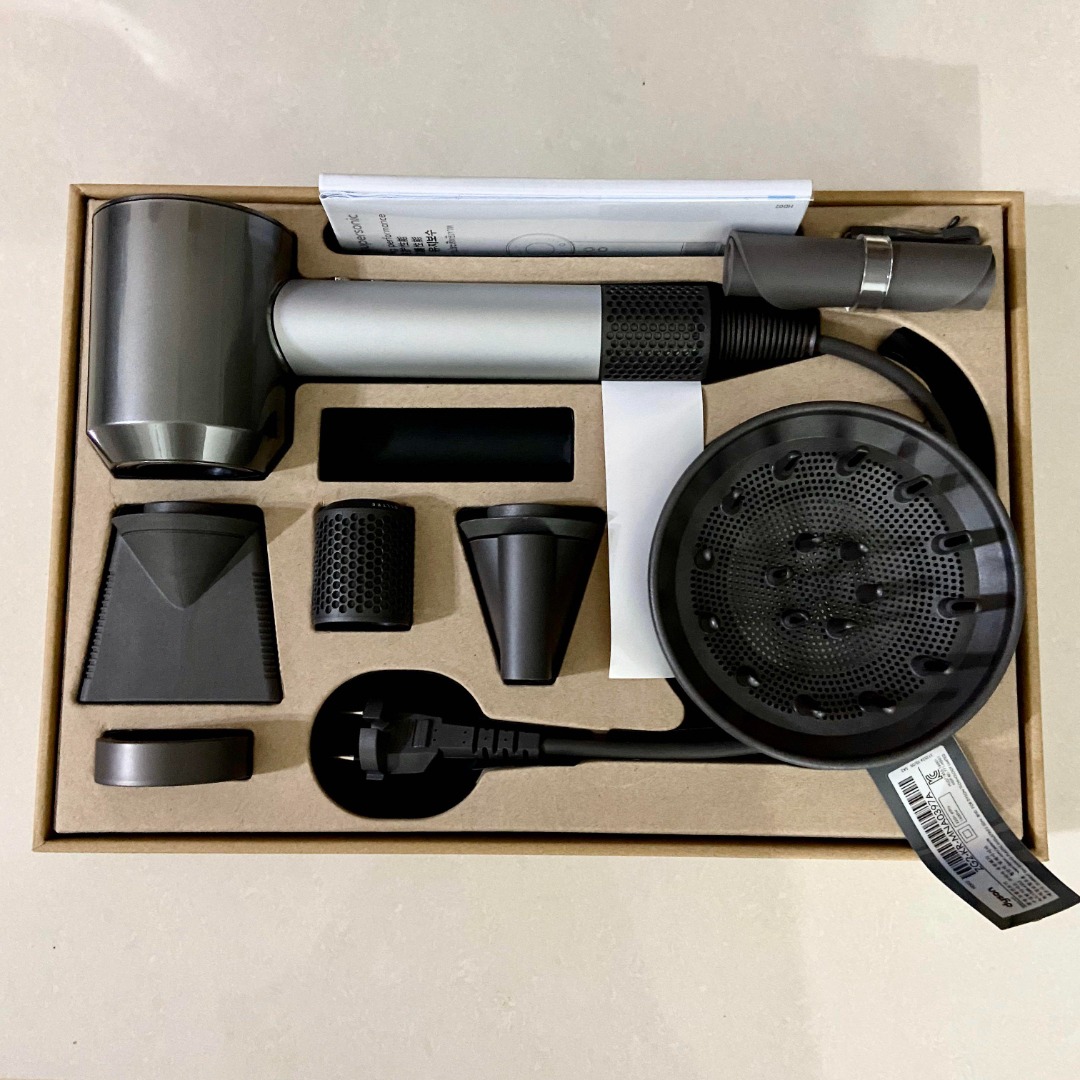 Dyson Supersonic Hair Dryer Silver/grey- HD02 Professional Edition ...