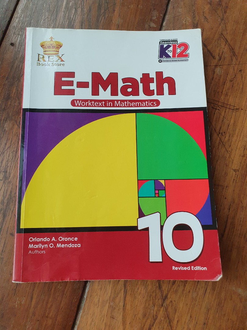 E-Math Worktext in Mathematics 10 Revised Ed, Hobbies & Toys, Books ...