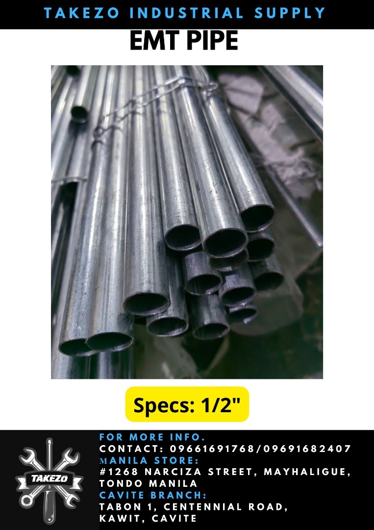 EMT Pipe, Commercial & Industrial, Industrial Equipment on Carousell
