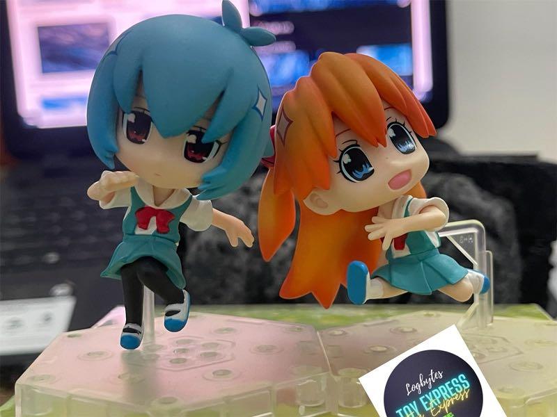 Evangelion Rei Anayami Asuka Misato Chibis Anime Figure, Hobbies & Toys ...