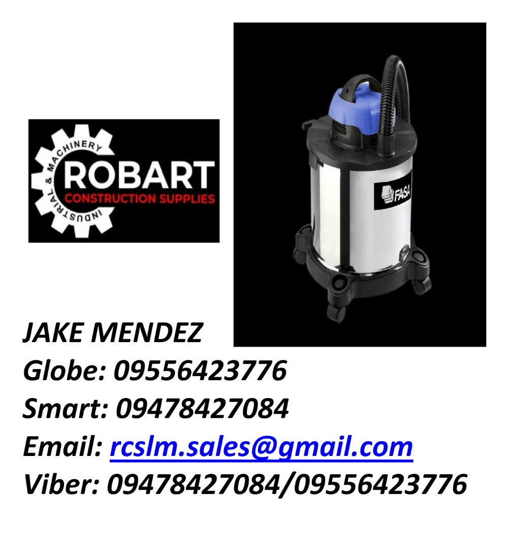 FASA WET AND DRY VACUUM CLEANER ( FVC 20 XT), Commercial & Industrial, Construction Tools ...