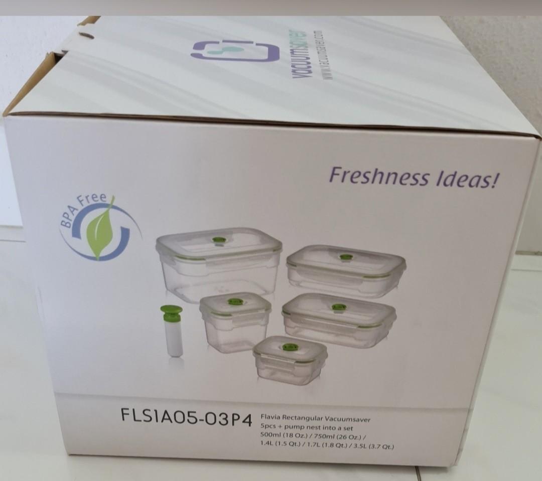 Flavia vacuum storage box, Furniture & Home Living, Kitchenware ...