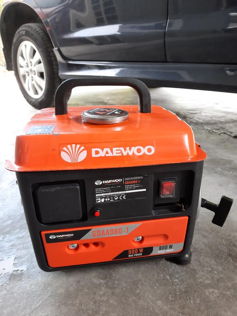 generator daewoo, TV & Home Appliances, Other Home Appliances on Carousell