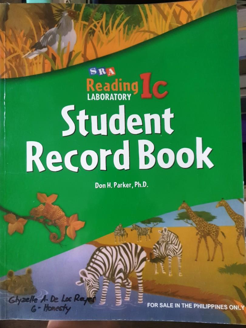 Reading Laboratory 1C Student Record Book Grade 6, Hobbies & Toys ...