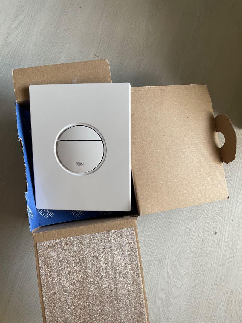 Grohe nova cosmopolitan flush plate- Alpine white, Furniture & Home ...