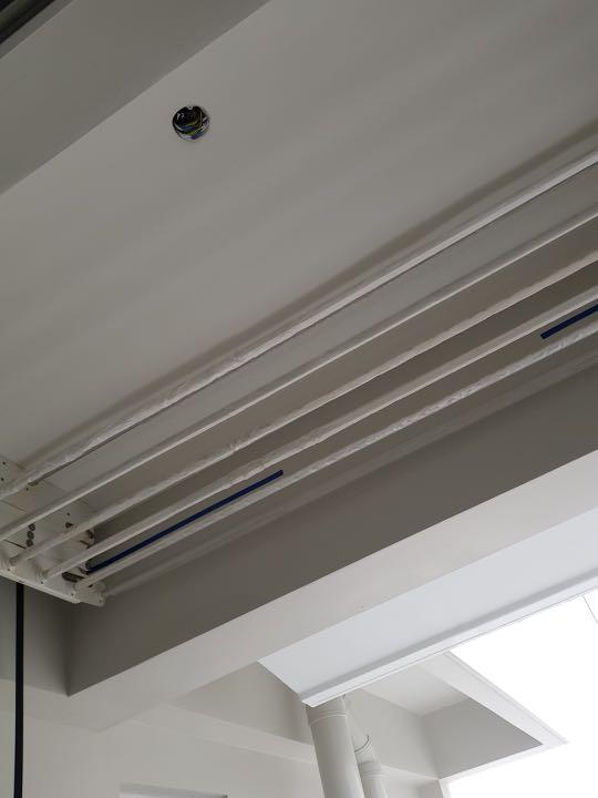 HDB BTO laundry Hanging Rack, Furniture & Home Living, Home Improvement ...