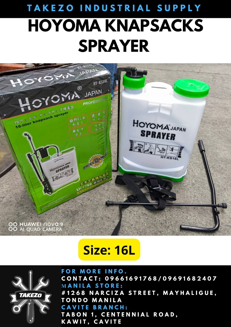 Hoyoma Knapsacks Sprayer, Commercial & Industrial, Industrial Equipment on Carousell