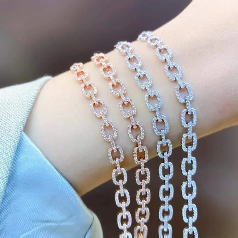 HW Diamond bracelet, Women's Fashion, Jewelry & Organizers, Bracelets ...