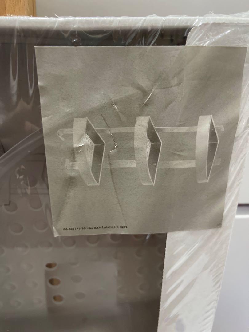 Ikea bathroom rack organiser side stainless steel toilet shampoo ...