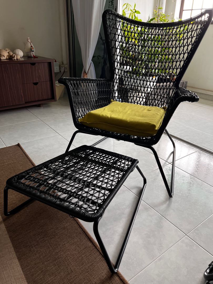 IKEA Hogsten lounge chair, Furniture & Home Living, Furniture, Chairs ...