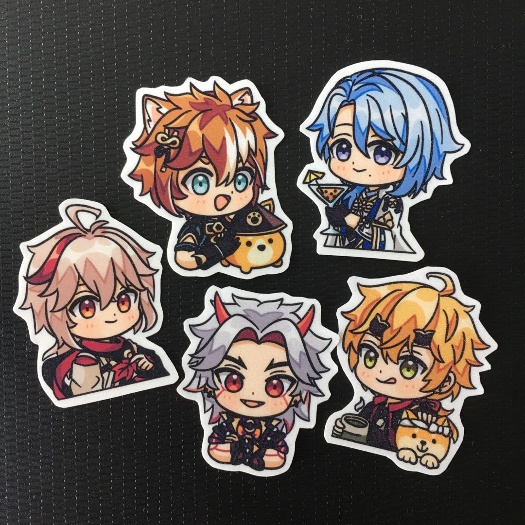 Genshin Inazuma Chibi Stickers, Hobbies & Toys, Stationery & Craft ...