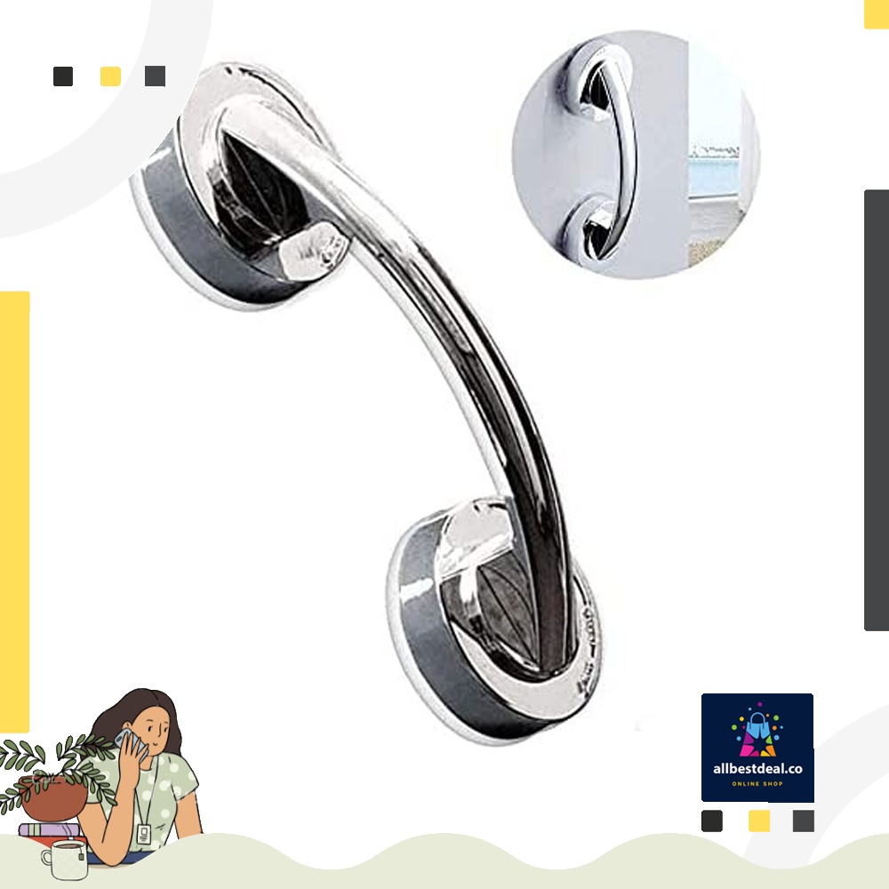 ~instock~ Suction Grab Bar for Bathroom, Portable Anti-Slip Safety ...