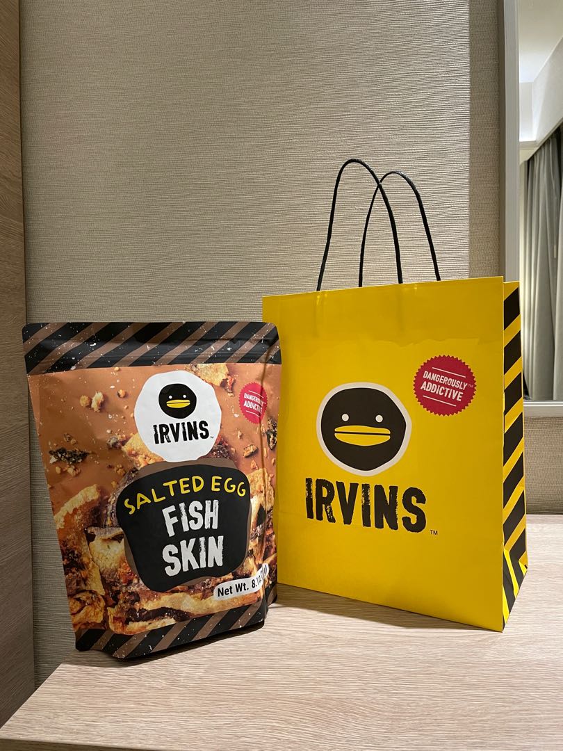 IRVINS Salted Egg Fish Skin Big 8.1oz (230g) - direct from Singapore ...