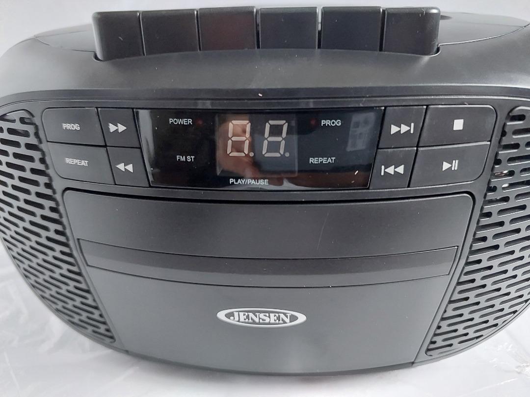 Jensen Portable Cd Cassette Am Fm Radio Player Speaker Cd 550 Newusa