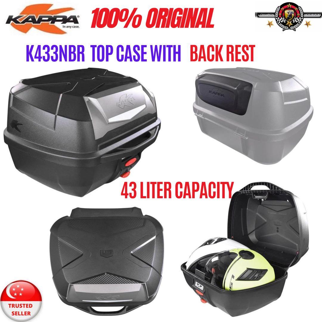 KAPPA K433NBR MONOLOCK TOP CASE (43L), Motorcycles, Motorcycle ...