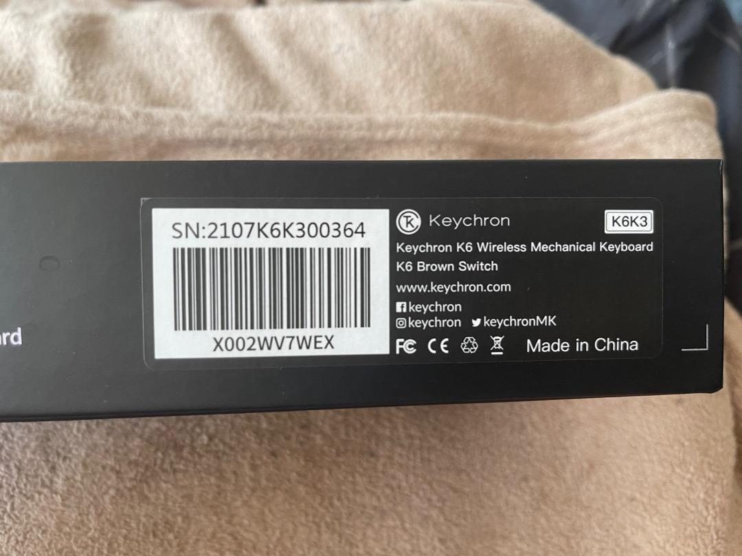 Keychron K6 Mechanical Keyboard (65% Layout, Wired/Bluetooth, Non ...