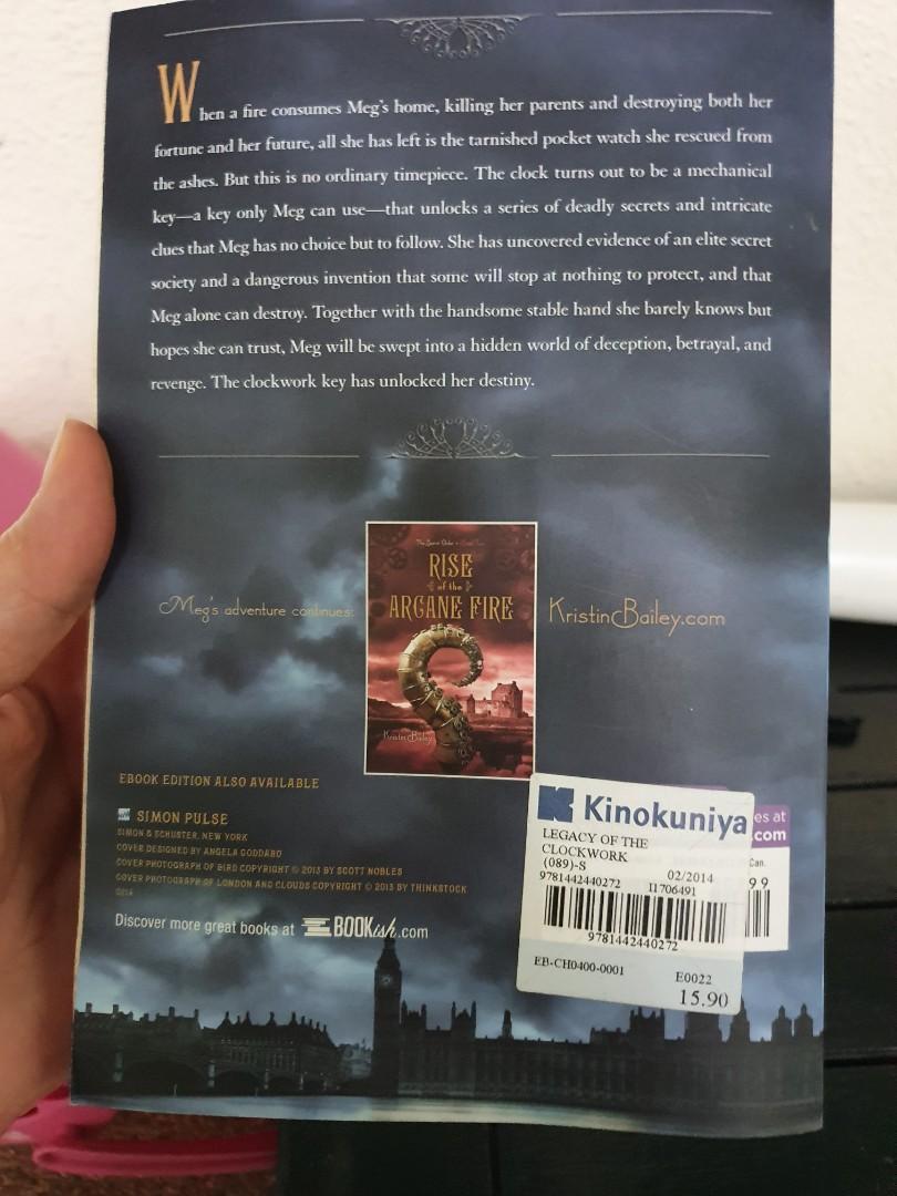 Legacy of the Clockwork Key, Hobbies & Toys, Books & Magazines, Fiction ...