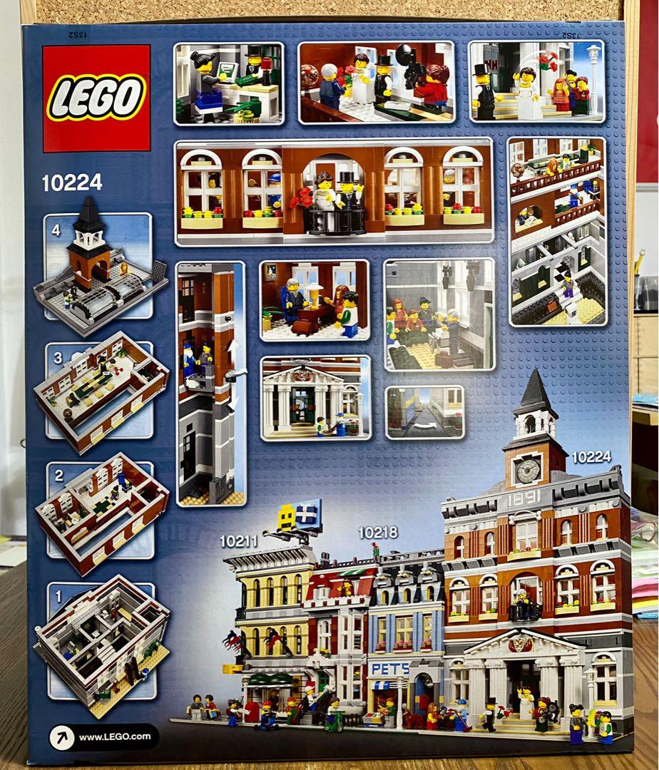 Lego 10224 Modular Building Town Hall 大屋, 興趣及遊戲, 玩具 & 遊戲類 - Carousell