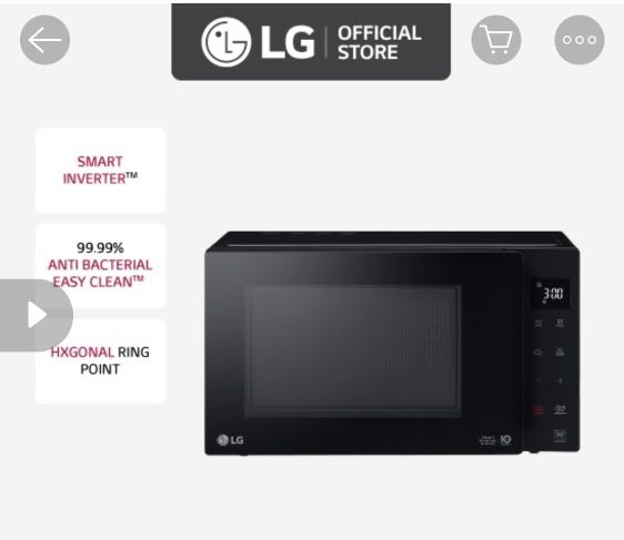 LG 23L Neochef Microwave Oven, TV & Home Appliances, Kitchen Appliances, Other Kitchen ...