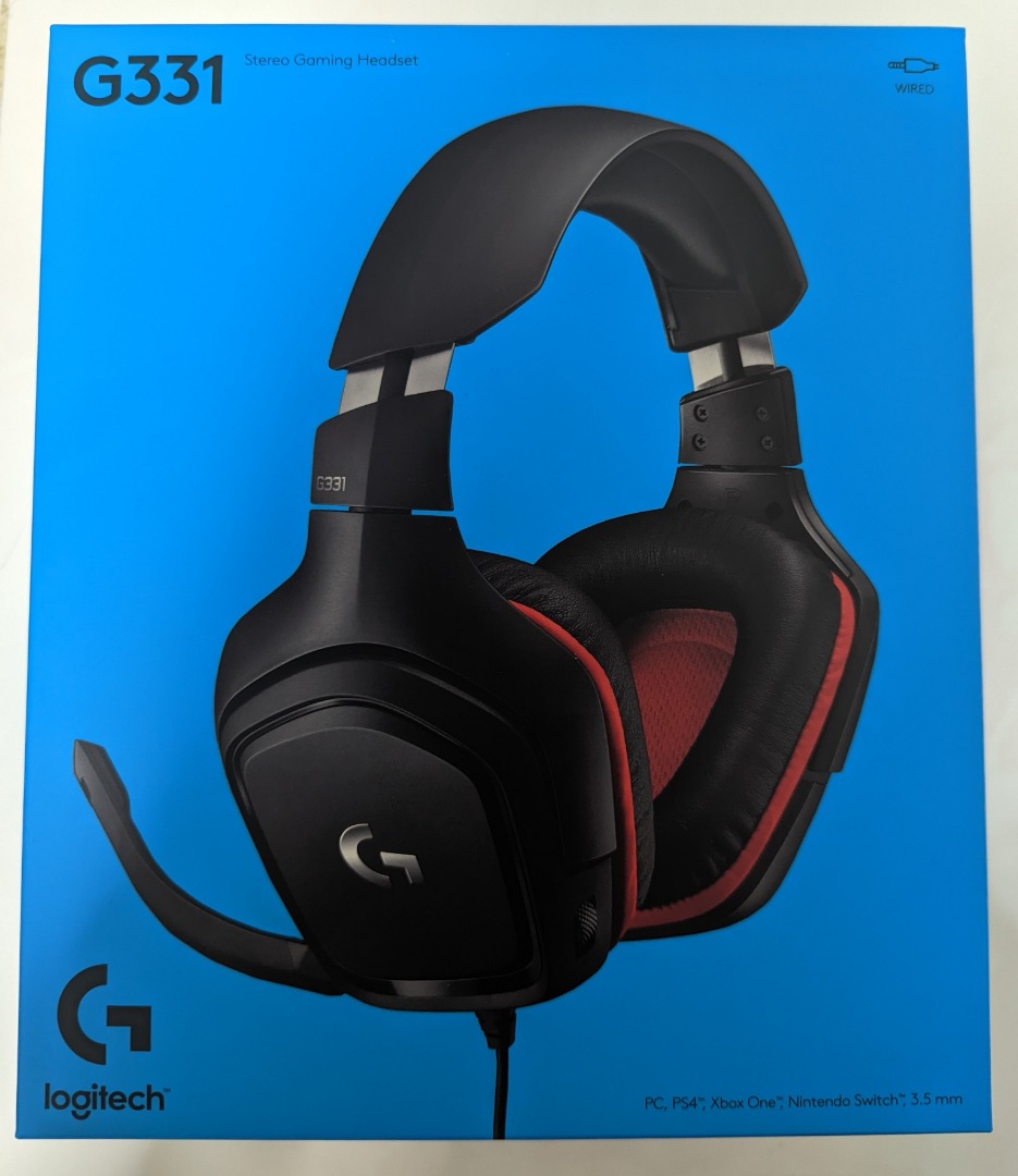 Logitech G331 Stereo Gaming Headset with Flip to Mute Mic, Audio, Headphones & Headsets on Carousell