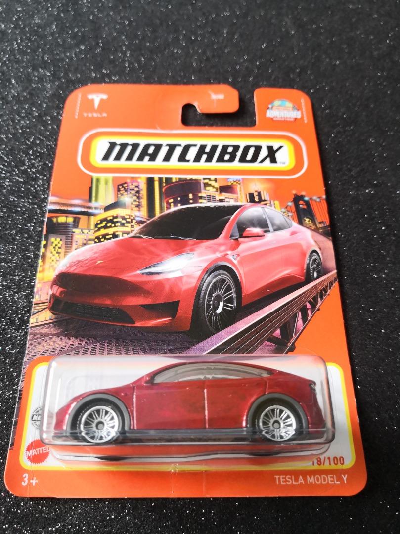 Matchbox Tesla Model Y Red, Hobbies & Toys, Toys & Games on Carousell