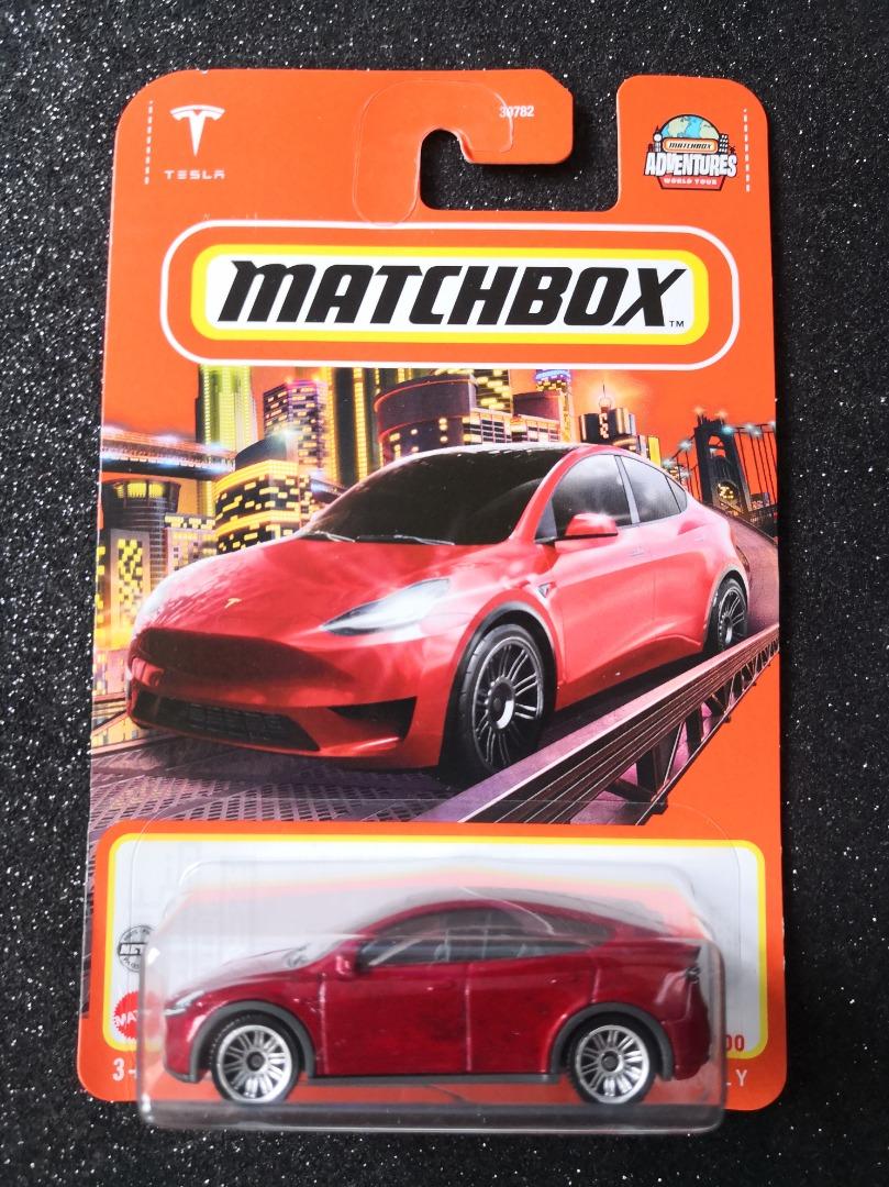 Matchbox Tesla Model Y Red, Hobbies & Toys, Toys & Games on Carousell