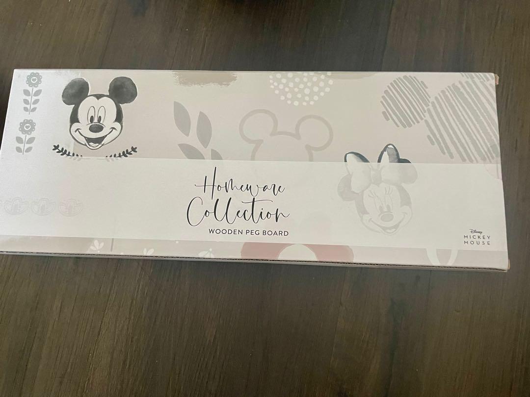 Mickey Mouse wooden peg board, Furniture & Home Living, Home ...