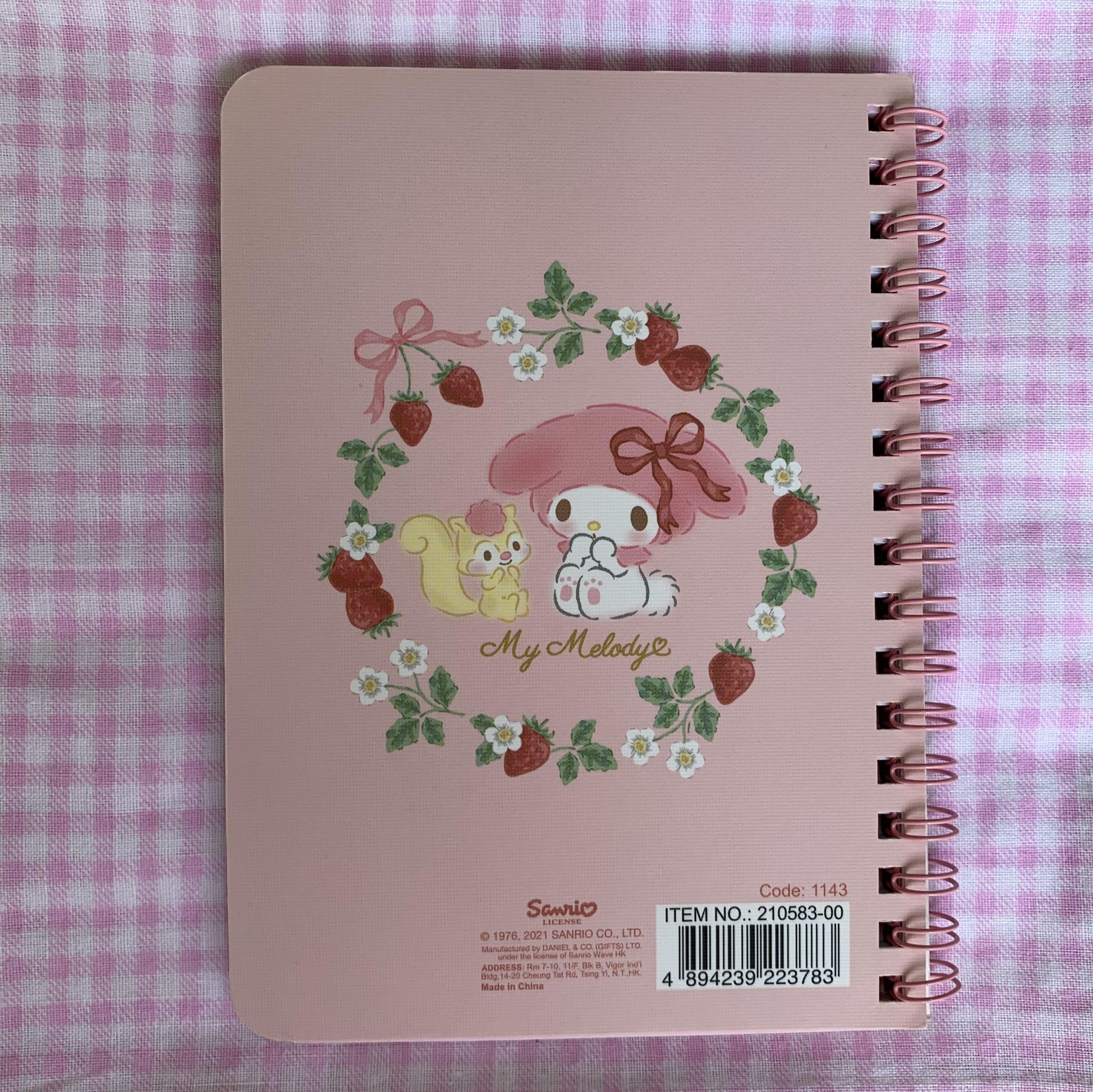 mini my melody notebook sanrio, Hobbies & Toys, Stationery & Craft ...