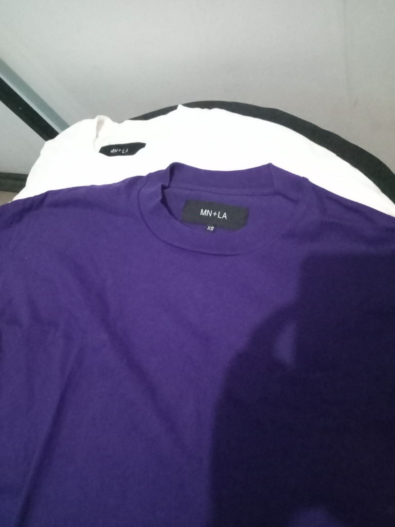 MN+LA Oversized Tee Long Sleeve, Men's Fashion, Activewear on Carousell