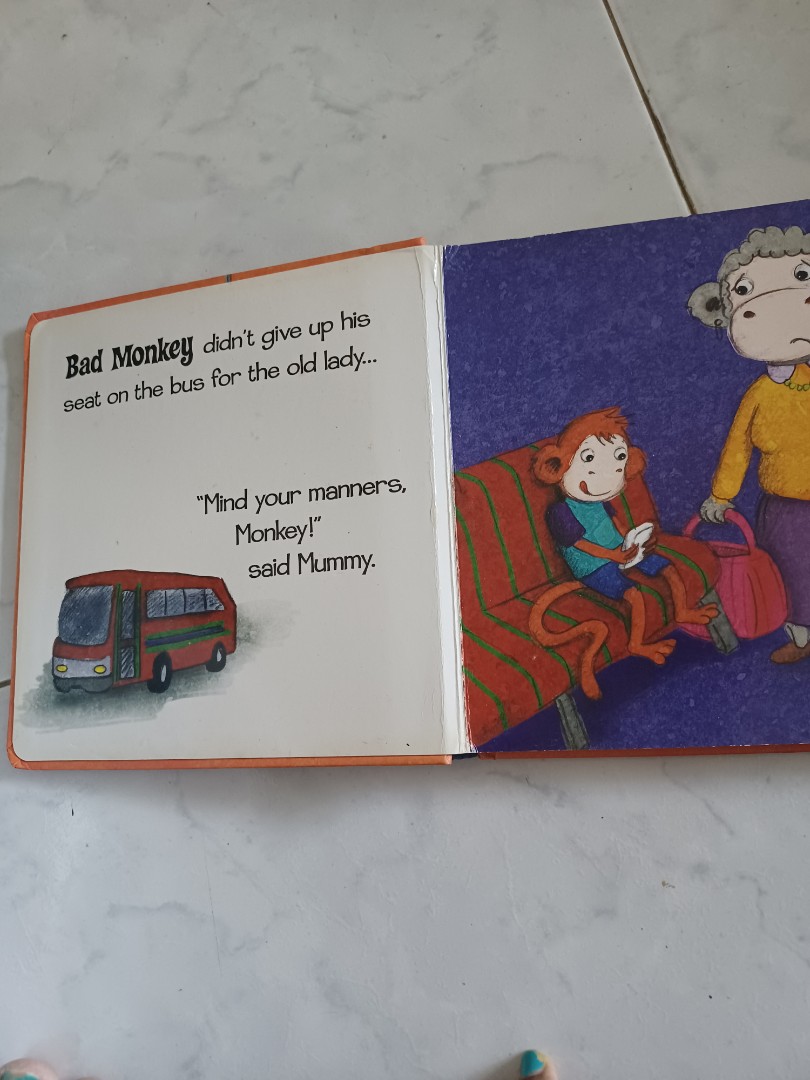 Monkey Manners, Hobbies & Toys, Books & Magazines, Children's Books on ...