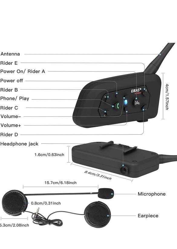 Motorcycle Intercom, Audio, Other Audio Equipment on Carousell