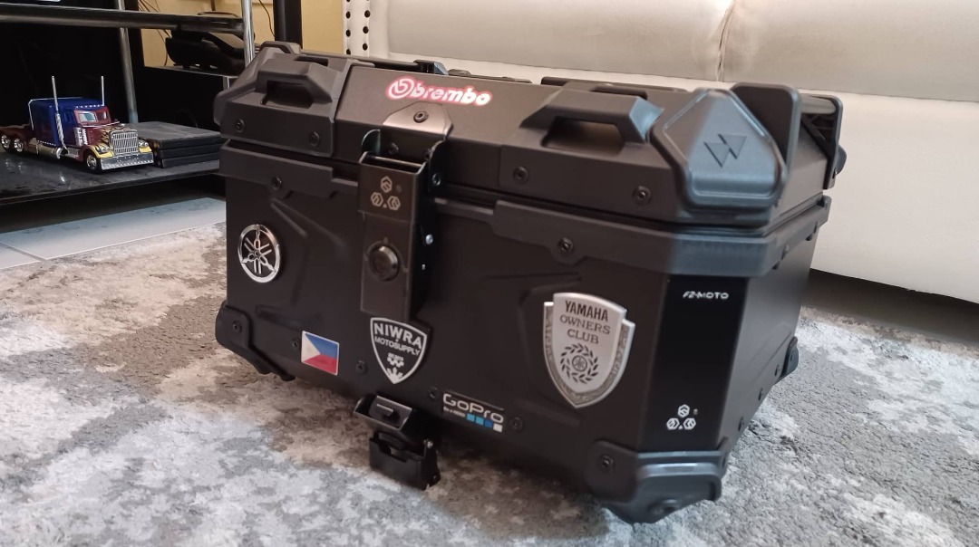 NIWRA 35L Top Box Matte Black, Motorbikes, Motorbike Parts ...